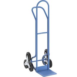 eurokraft pro Stahl-Treppensackkarre, Schaufel-BxT 280 x 250 mm, mit Griffbügel
