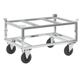 Kongamek Paletten-Fahrgestell, verzinkt, Höhe 700 mm, ohne Feststeller