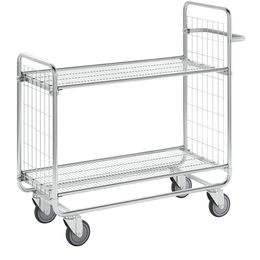 HelgeNyberg Gitterwagen SERIE 100, 2 Etagen, LxBxH 1180 x 460 x 1120 mm
