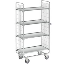 HelgeNyberg Etagenwagen SERIE 100, 4 Etagen, LxBxH 930 x 460 x 1585 mm