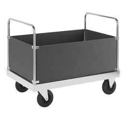 Kongamek Verzinkter Plattformwagen JUMBO, mit 4 Seitenwänden, Länge 1200 mm