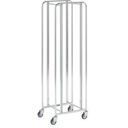 Kongamek Tablett- und Kistenwagen KM167, LxBxH 470 x 585 x 1880 mm, 4 Lenkrollen