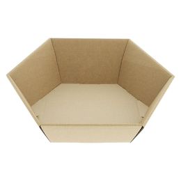 ratioform Präsentkorb, 6-eckig, Innenmaße 415 x 402 mm, var. Höhe 84 - 139 mm, ab 50 Stk
