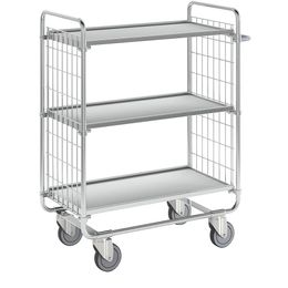 HelgeNyberg Etagenwagen SERIE 100, 3 Etagen, LxBxH 930 x 460 x 1120 mm