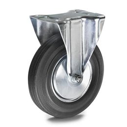 tente Vollgummi-Reifen, Rad-&Oslash; x Breite 160 x 40 mm, Bockrolle
