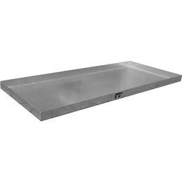 eurokraft pro Edelstahl-Kleingebindewanne, mit Zulassung, 30 l, LxBxH 1390 x 600 x 60 mm, ab 3 Stk