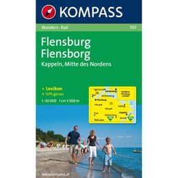 KOMPASS Wanderkarte 707 Flensburg / Flensborg - Kappeln 1:50.000, Karte (im Sinne von Landkarte)