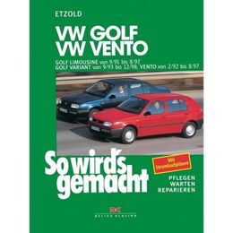 Delius Klasing Verlag VW Golf Limousine von 9/91 bis 8/97, Golf Variant von 9/93 bis 12/98, Vento von 2/92 bis 8/97 - Rüdiger Etzold, Kartoniert (TB)