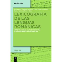 De Gruyter Lexicografía de las lenguas románicas.Vol.2, Gebunden