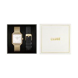 Cluse Uhren-Set inkl. Wechselarmband La Tétragone CG10318