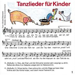 Tanzlieder für Kinder,1 Audio-CD - (Hörbuch)