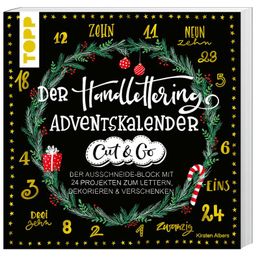 Adventskalender / Der Handlettering-Adventskalender - Cut & Go - Kirsten Albers, Kartoniert (TB)