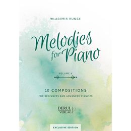 MELODIES for PIANO, VOLUME V, 10 COMPOSITIONS, Geheftet