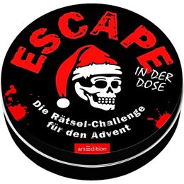 Ars Edition Escape-Adventskalender in der Dose - Escape-Adventskalender in der Dose, Box