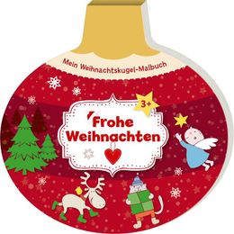 RAVENSBURGER VERLAG Mein Weihnachtskugel-Malbuch / Mein Weihnachtskugel-Malbuch: Frohe Weihnachten, Kartoniert (TB)