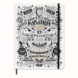 Moleskine / Moleskine Unplanned Planner - Lorenzo Petrantoni, Wochen-Notizkalender, XL, Fester Einband,