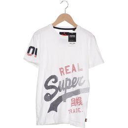 Superdry Herren T-Shirt, weiß