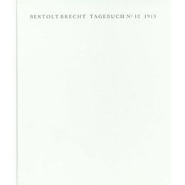 Tagebuch Nr.10, 1913, 2 Bde. - Bertolt Brecht, Gebunden