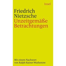 Books on Demand Unzeitgemäße Betrachtungen - Friedrich Nietzsche, Taschenbuch