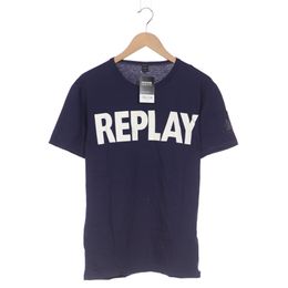 Replay Herren T-Shirt, marineblau, Gr. 52