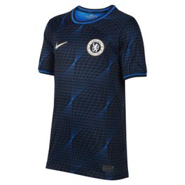 Chelsea FC 2023/24 Stadium Away Nike Dri-FIT Fußballtrikot für ältere Kinder - Blau