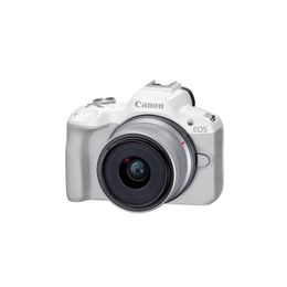 Canon EOS R50 + RF-S 18-45mm F4.5-6.3 IS STM - White