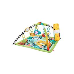 Fisher Price Fisher-Price 3-In-1 Rainforest Sensory Gym Tummy Wedge With 6 Baby Toys Newborn To Toddler