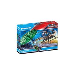 Playmobil City Action - Police helicopter: parachute pursuit