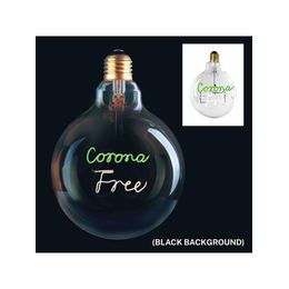 Halo Design LED-Lampe COLORS m/Schrift Corona Free E27