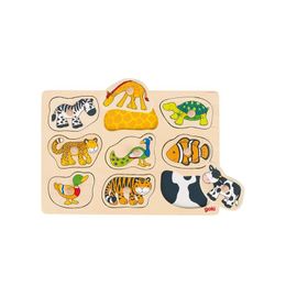 goki Wooden Animal Bubble Puzzle 9pcs. Holz