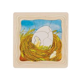 goki Wooden Layer Puzzle - Kip Holz