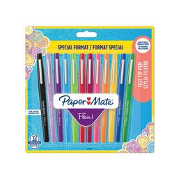 Papermate Paper Mate Flair Filzstifte | mittlere Spitze (0,7 mm) | gemischte Farben | 12 Stück