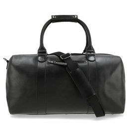 BUCKLE & SEAM Buckle & Seam Willow Weekender Reisetasche Leder 50 cm black