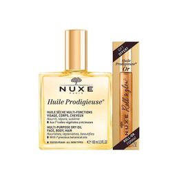 NUXE Paris Nuxe Huile Prodigiuse Dry Oil + Roll On Giftset
