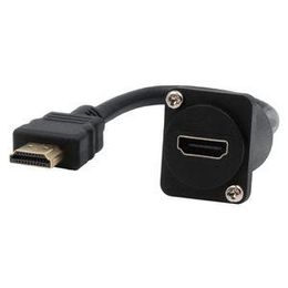 EXSYS Durchf&uuml;hrungsadapter, D-Typ, 200 mm, HDMI-Buchse - HDMI-Stecker - EX-49162