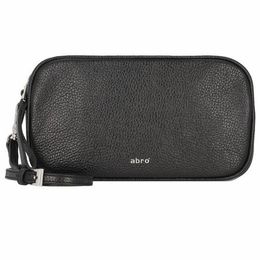 Abro Tina Umhängetasche Leder 24 cm black-nickel