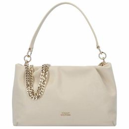 Tommy Hilfiger TH Luxe Soft Leather Schultertasche Leder 30 cm cream