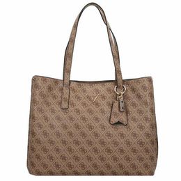 Guess Meridian Shopper Tasche 42 cm latte logo