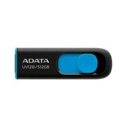 A-DATA UV128 512 GB, USB-Stick schwarz/blau, USB-A 3.2 Gen 1