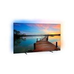 Philips 48OLED718/12, OLED-Fernseher 121 cm (48 Zoll), grau, UltraHD/4K, Ambilight, HDR, 120Hz Panel Sichtbares Bild: 121 cm (48") Auflösung: 3840 x 2160 Pixel Format: 16:9