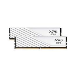 A-DATA DIMM 32 GB DDR5-5600 (2x 16 GB) Dual-Kit, Arbeitsspeicher weiß, AX5U5600C4616G-DTLABWH, XPG Lancer Blade, INTEL XMP, AMD EXPO Kapazität: 32 GB (2x 16 GB) Timings: CL46 Standard: DDR5-5600 (PC5-44800) Profil: INTEL XMP (Version 3.0), AMD EXPO