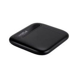 CRUCIAL X6 Portable SSD 2 TB, Externe SSD schwarz, USB-C 3.2 Gen 2 (10 Gbit/s) Kapazität: 2 TB Datentransferrate: Lesen: 540 MB/s
