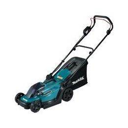 Makita Akku-Rasenmäher DLM330RM, 18Volt blau/schwarz, Li-Ionen Akku 4,0Ah Leistung: Akku 18 Volt, 4 Ah (72 Wh) Schnittbreite: 33 cm Schnitthöhe: 8-stufig, 20 bis 75 mm Empf. Rasenfläche: bis 450 m²