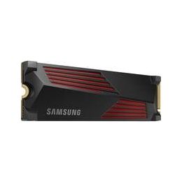 Samsung 990 PRO Heatsink 4 TB, SSD PCIe 4.0 x4, NVMe 2, M.2 2280, intern Kapazität: 4 TB Datentransferrate: Lesen: 7.450 MB/s, Schreiben: 6.900 MB/s IOPS: Lesen: 1.400.000, Schreiben: 1.550.000