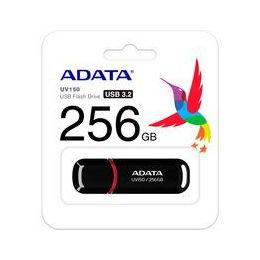 A-DATA UV150 256 GB, USB-Stick schwarz/rot, USB-A 3.2 Gen 1