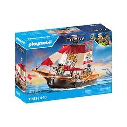 Playmobil 71418 Pirates Kleines Piratenschiff, Konstruktionsspielzeug Serie: Pirates Teile: 101 -teilig Altersangabe: von 4 Jahren bis 10 Jahren Material: Kunststoff