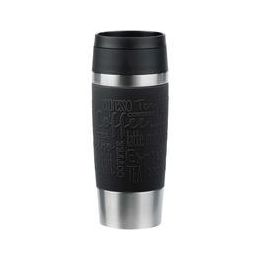 Emsa TRAVEL MUG Classic Thermobecher schwarz/edelstahl, 0,36 Liter