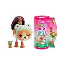 Mattel Barbie Cutie Reveal Chelsea Costume Cuties Serie - Dog in Frog, Puppe Serie: Barbie Cutie Reveal Art: Puppe Altersangabe: ab 36 Monaten Zielgruppe: Kindergartenkinder