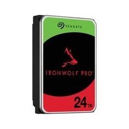 Seagate IronWolf Pro NAS 24 TB CMR, Festplatte SATA 6 Gb/s, 3,5" Kapazität: 24 TB ms/Cache/U: -/512 MB/7.200 U/min Datentransferrate: Lesen: 285 MB/s