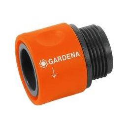 Gardena &Uuml;bergangs-Schlauchst&uuml;ck 26,5mm (G 3/4") orange/grau